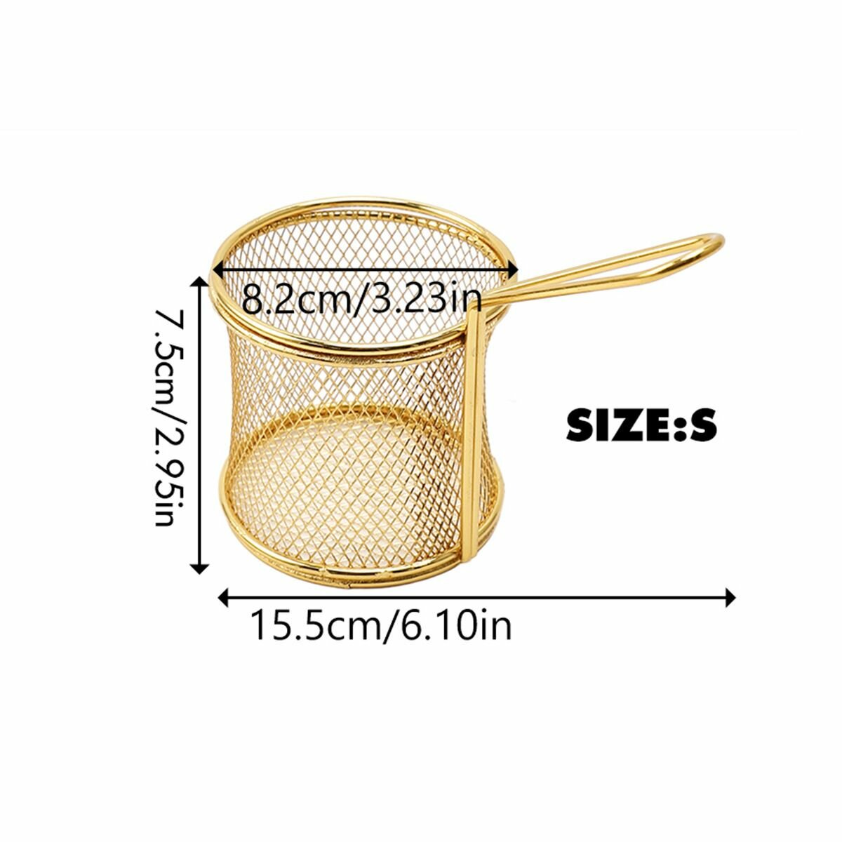 Большая круглая корзина для фритюрницы 102x102x200, сетка для жарки