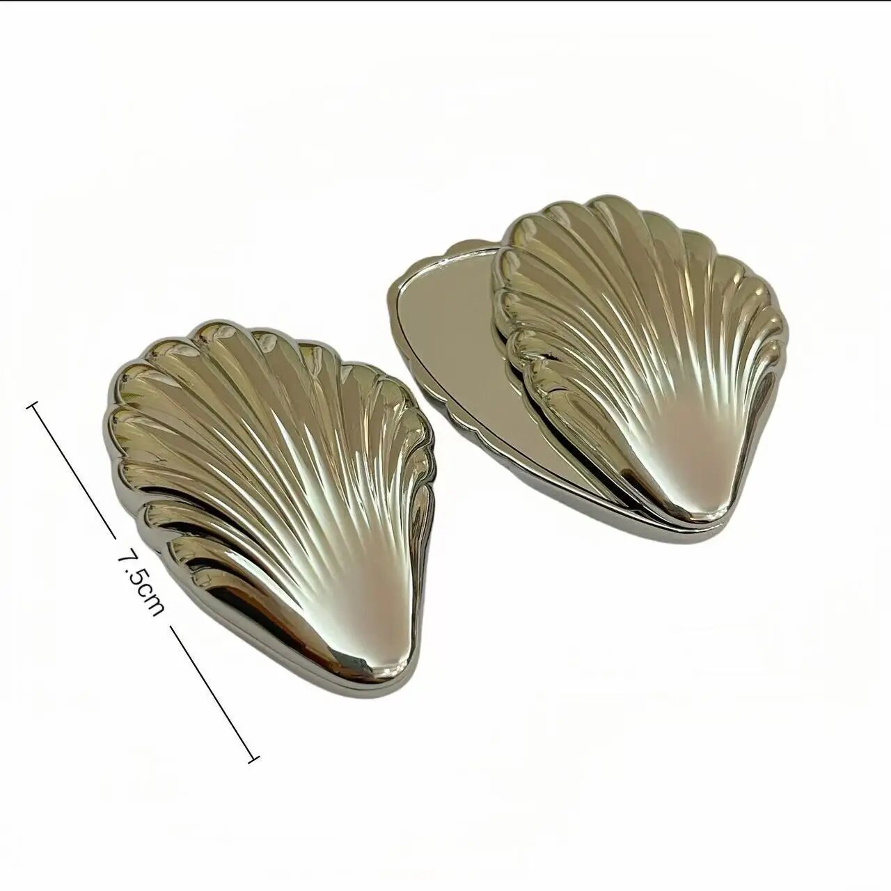 Портативное компактное зеркало, двустороннее маленькое зеркало, складное зеркало для макияжа, устойчивое к царапинам, сумка для любителей макияжа