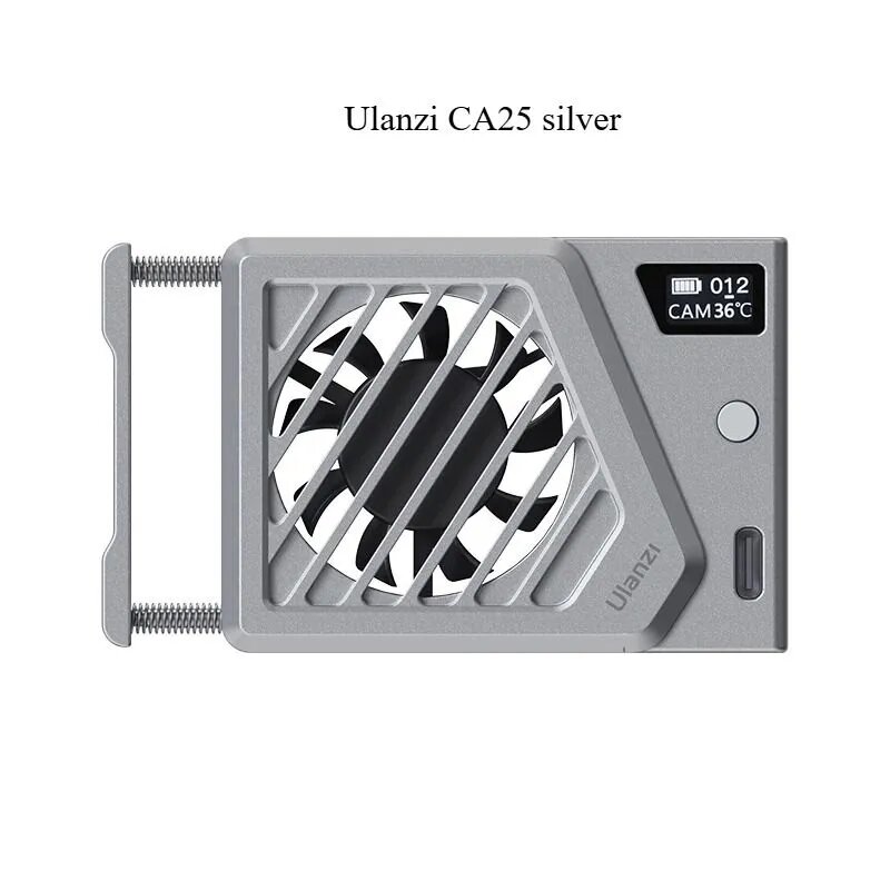 Ulanzi CA25 Система охлаждения камеры Новая версия вентилятора охлаждения радиатора для Sony Canon FUJIFILM Nikon ZVE 1 FX30 A7M4 R8 R7 R6 XT4