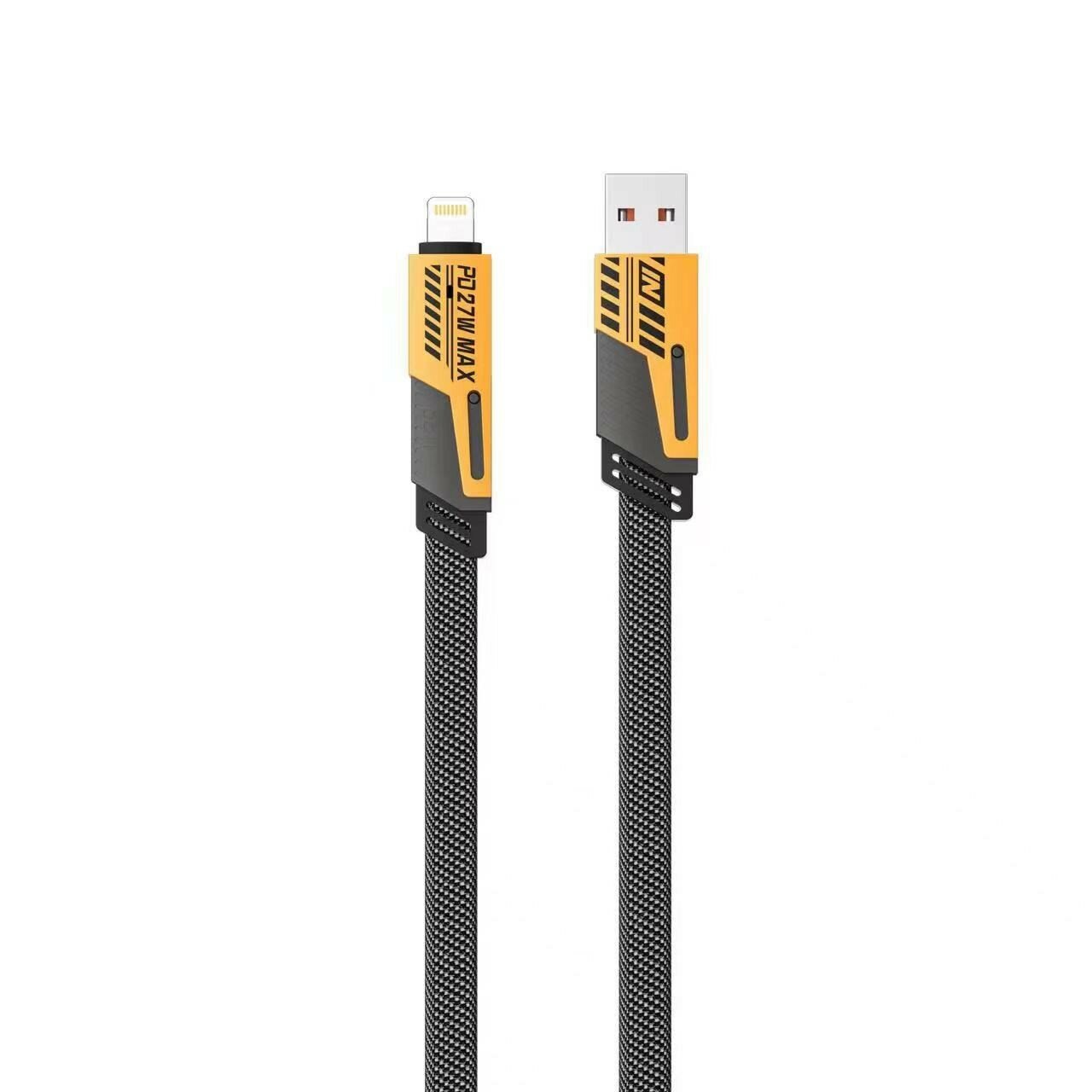 4-в-1 оплетенный USB-C зарядный кабель 1 метр с поддержкой быстрой зарядки PD27W для iPhone Samsung Android устройств