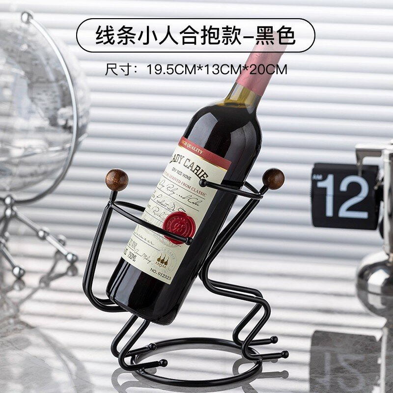 Домашняя стойка для красного вина, винный шкаф, стойка для красного вина, украшение для вина, перевернутая стойка для бутылок вина, современная легкая роскошная стойка для вина