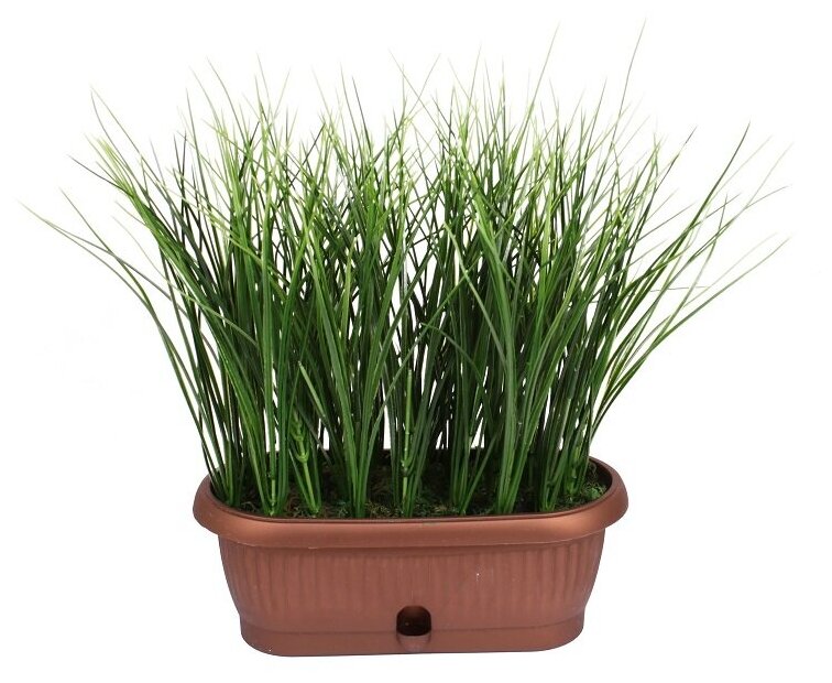 Искусственная осока в вазоне от бренда Holodilova