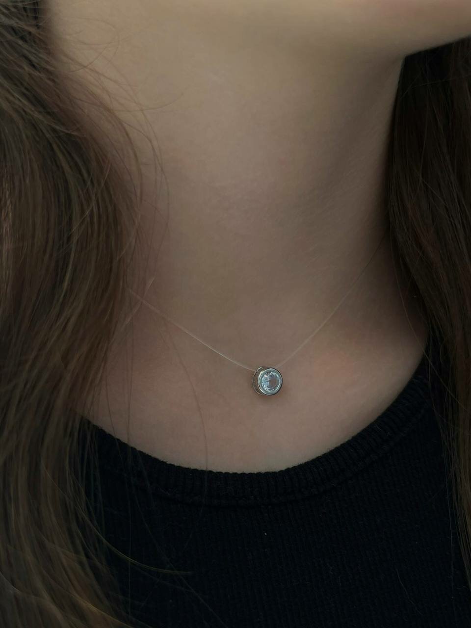 Колье, фианит