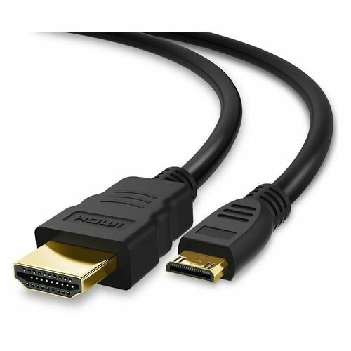 Кабель-переходник аудио-видео PREMIER 5-845, mini-HDMI (m) - HDMI (m) , 1м, GOLD, черный [5-845 2.0]
