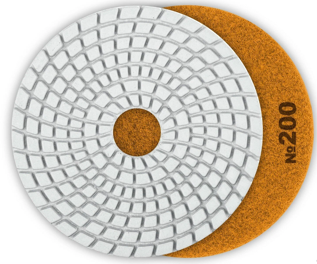 125мм №200 алмазный гибкий шлифовальный круг (Черепашка) для мокрого шлифования ЗУБР 29867-200