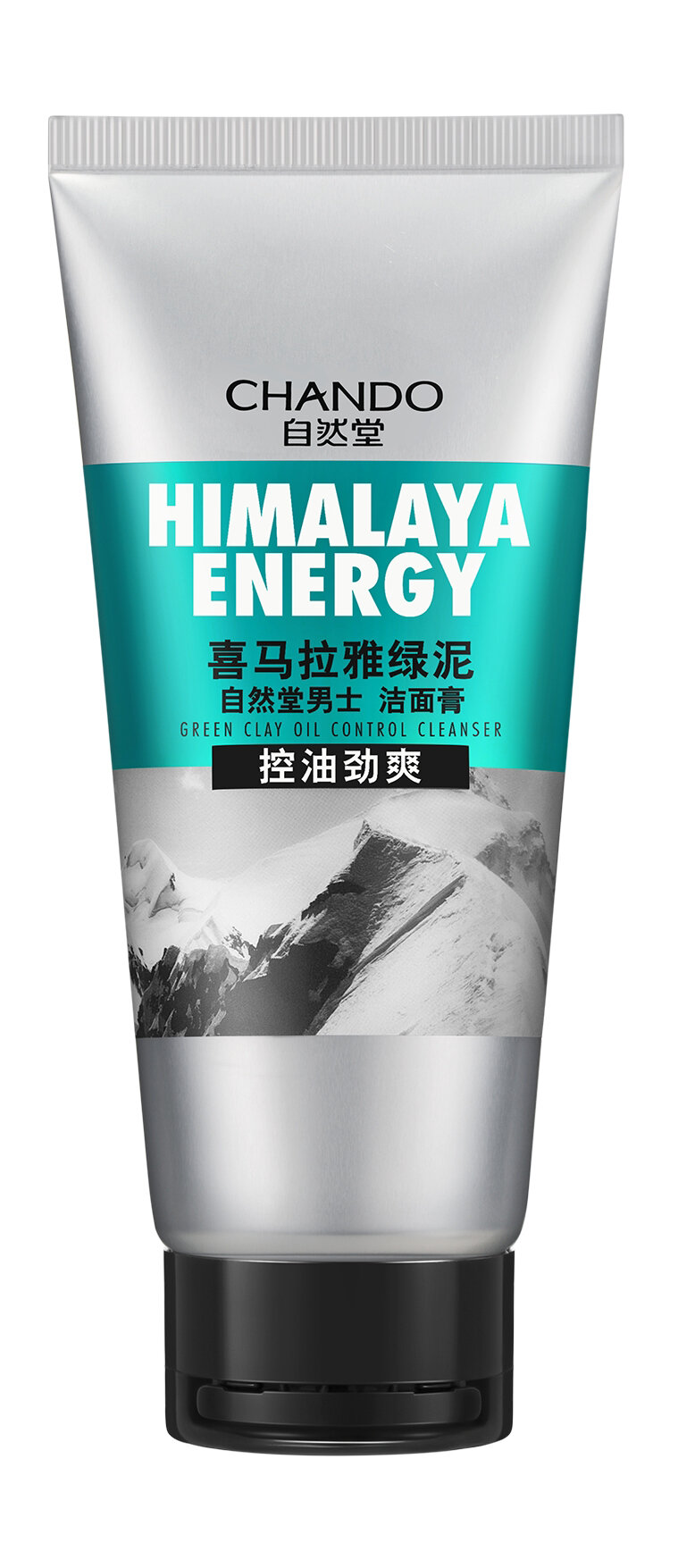 CHANDO HIMALAYA Men Green Clay Cleanser Средство для лица против жирности кожи очищающее муж, 120 мл