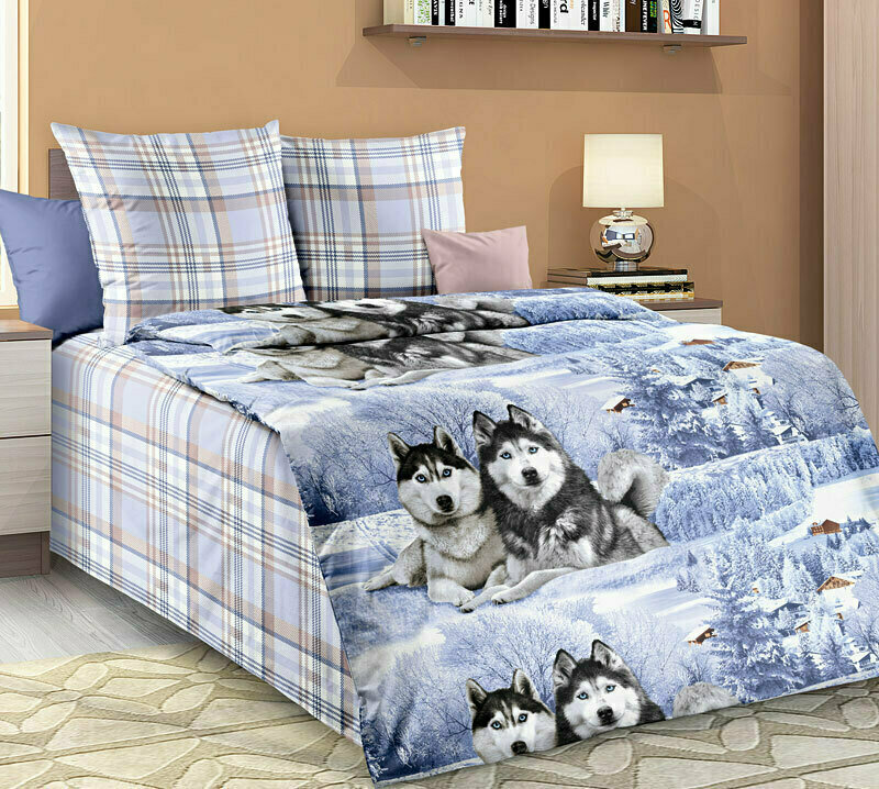 Детское постельное белье Вальтери ДБ-63 1.5 спальный комплект с рисунком 150х215, 2 наволочки 50х70