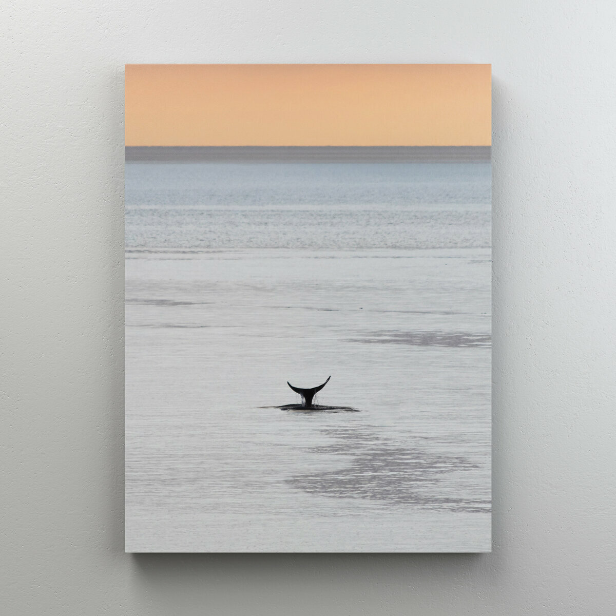 Интерьерная картина на холсте "Хвост кита" пейзажи, размер 22x30 см