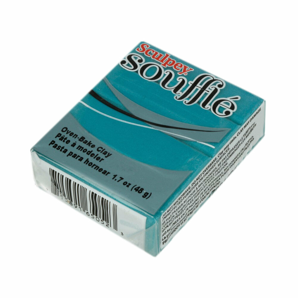 Sculpey Souffle полимерная глина SU 48 г 6505 морская волна