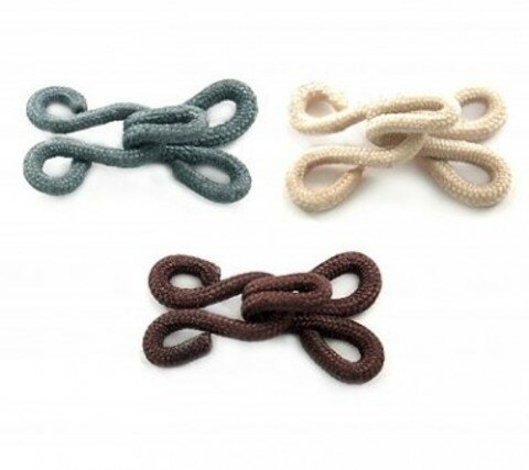 Крючок шубный обтяжной 15 мм в пакете 10 шт. 23 лиловый