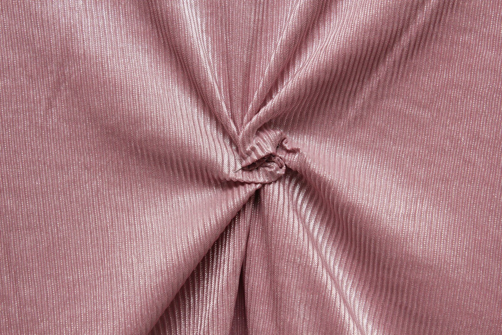 Ткань Трикотаж-гофре "Диско" розовый с серебряным напылением, ш144см, 0,5 м
