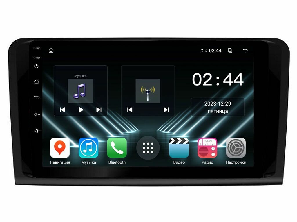 Штатная магнитола Mercedes M-Class 2 (W164, ML) 2005-2011 UNISON 09T4 4Gb/64Gb IPS BT Wi-Fi CarPlay (213-09T4)
