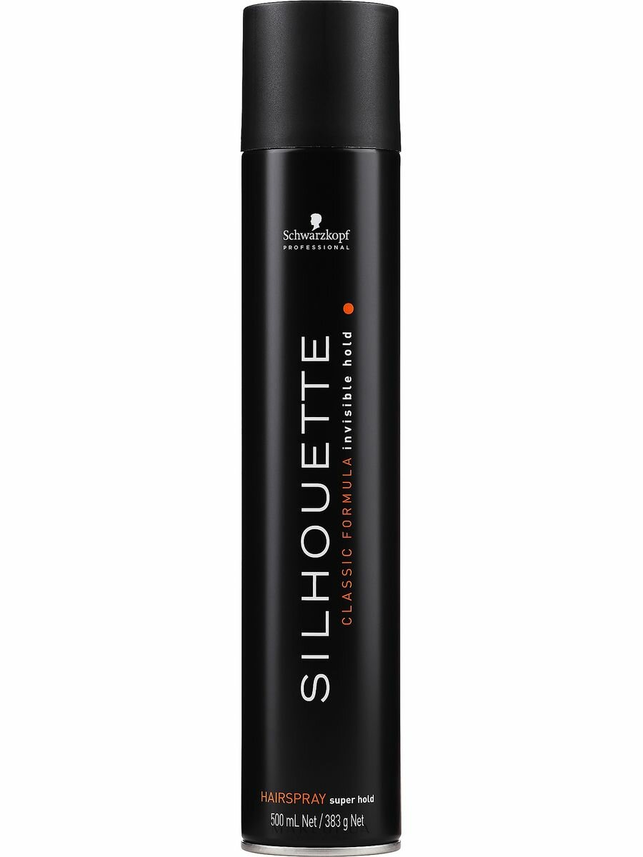 Лак для волос ультрасильной фиксации - Schwarzkopf Silhouette Hairspray Super Hold 500 ml