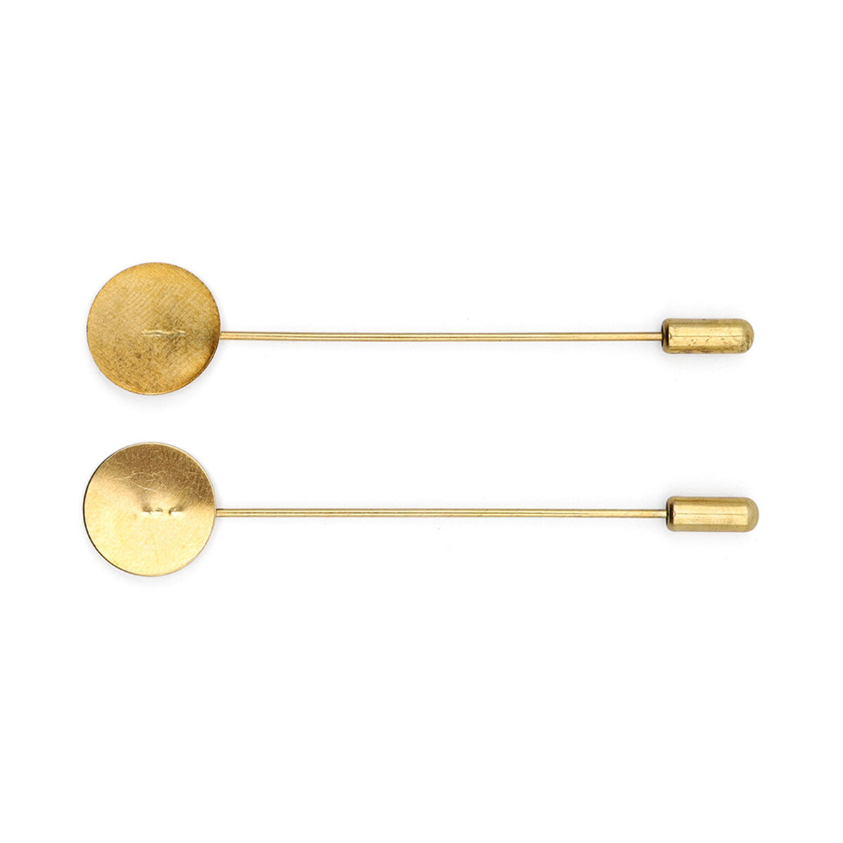 Основа для броши булавка шляпная '001', 2 шт, цвет золото, Astra&Craft