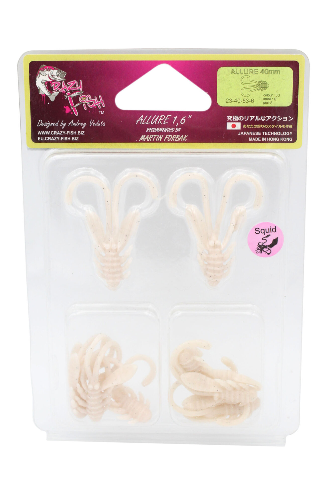 Crazy Fish Allure 1,6' 23-40-53-6-MV21 приманка для ловли щуки и окуня, реалистичная имитация