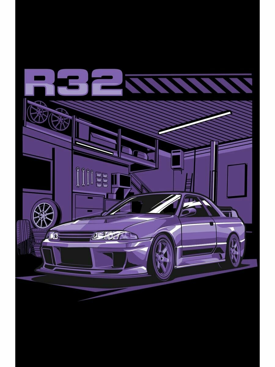 Постер "NISSAN GTR32"