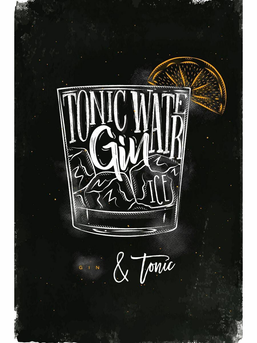 Постер "Состав Джин-тоника"