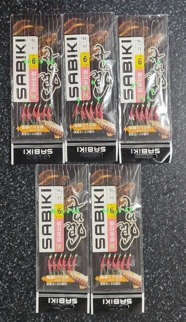 Оснастка на селедку (морская - сабики, самолов, самодур) SABIKI (комплект из 5 шт) Премиум качество