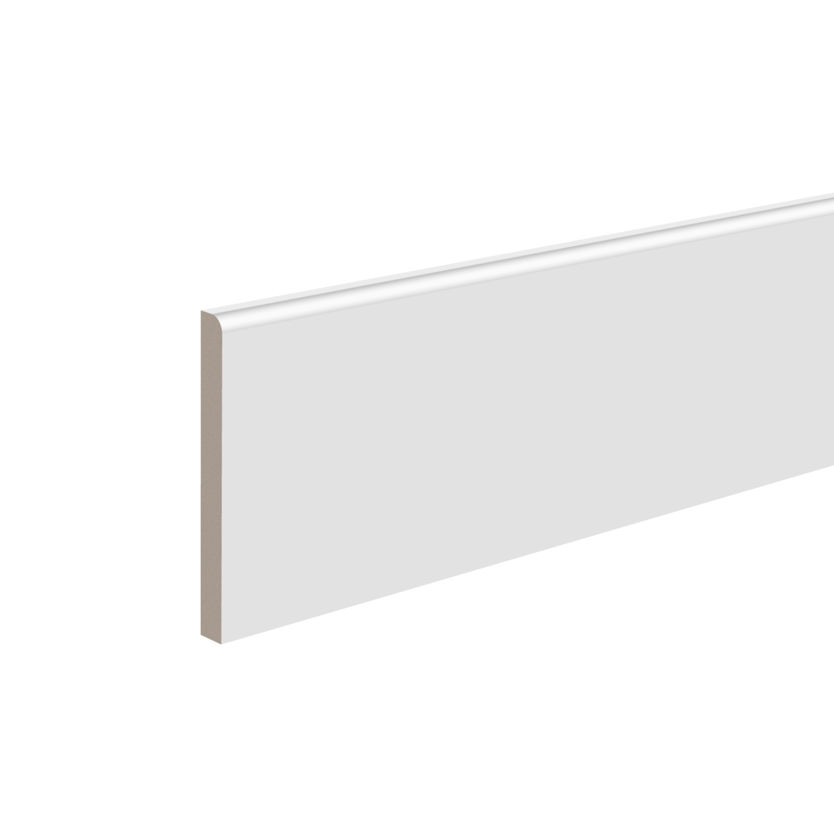 Плинтус Ultrawood BASE 5012 i, ЛДФ-декор, влагостойкий, ударопрочный, 2м, под покраску, 1 шт.