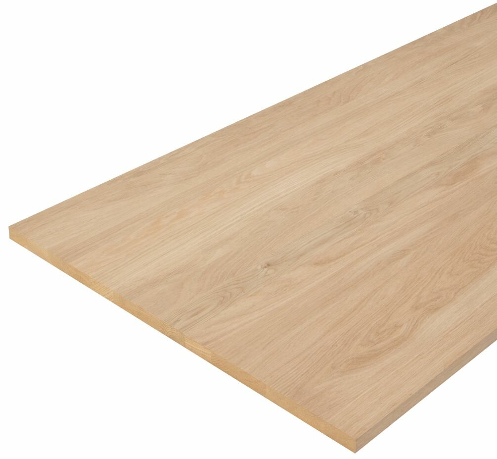 Мебельный щит 400х200х20мм Дуб Экстра Цельноламельный