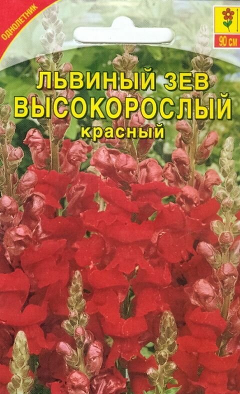 Семена растения львиный зев высокорослый красный