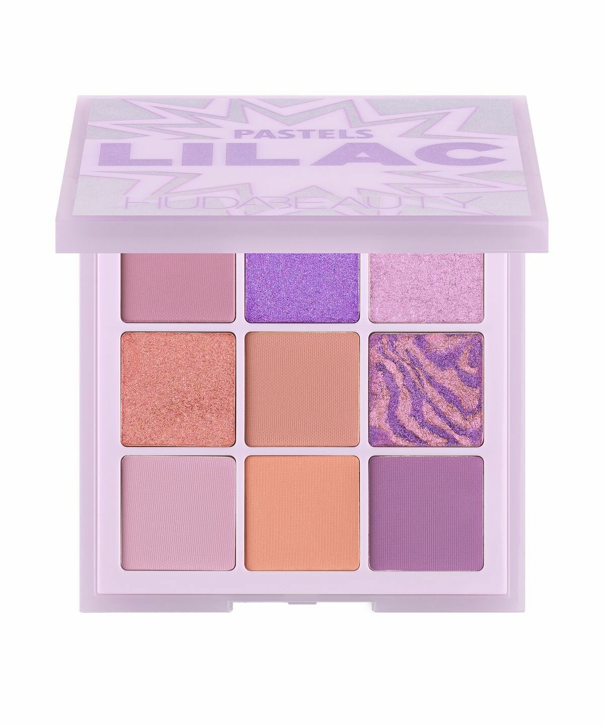 Палетка теней Huda Beauty "Lilac Obsessions", 9 цветов, 6.1 гр.