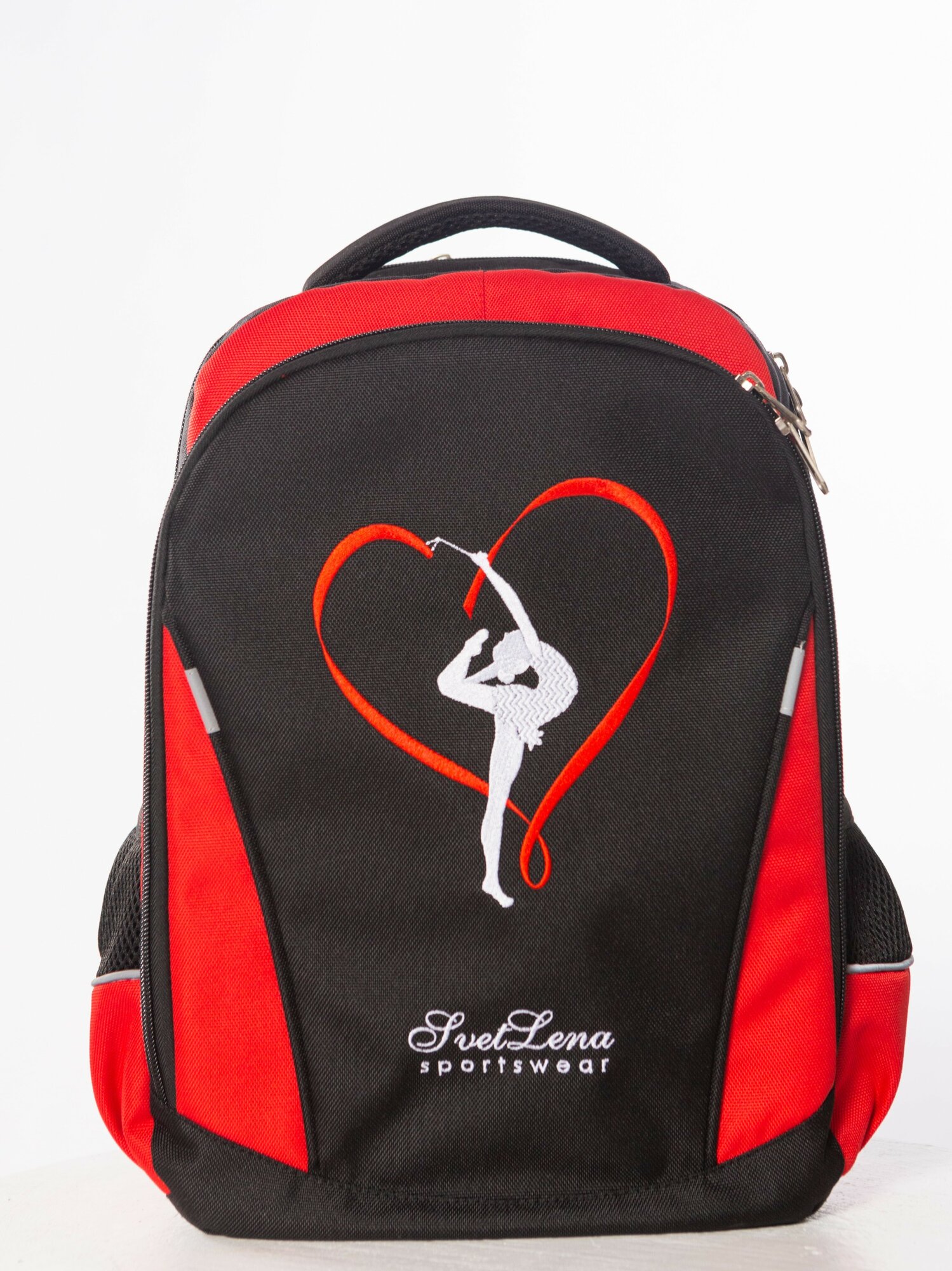 Рюкзак для гимнастики "SvetLena", для девочек, вентилируемый, водоотталкивающий, с вышивкой