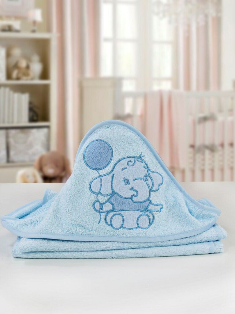 Полотенце детское с капюшоном, Cherir, Бамбук 100%, 100х100 см