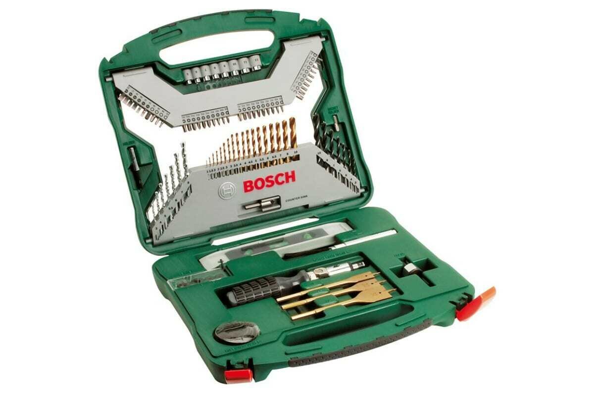 Набор принадлежностей X-Line Titanium 100 предметов Bosch 2607019330