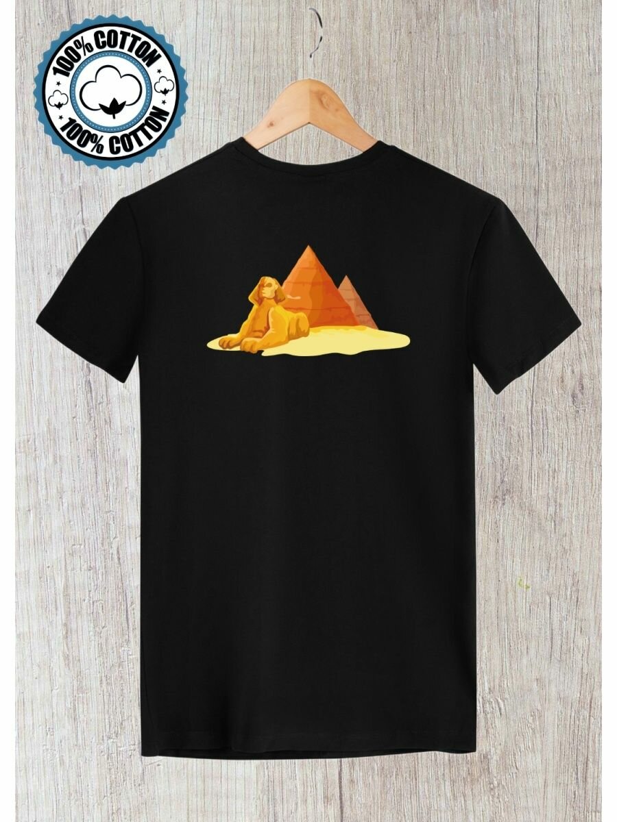 Футболка египет пирамиды сфинкс