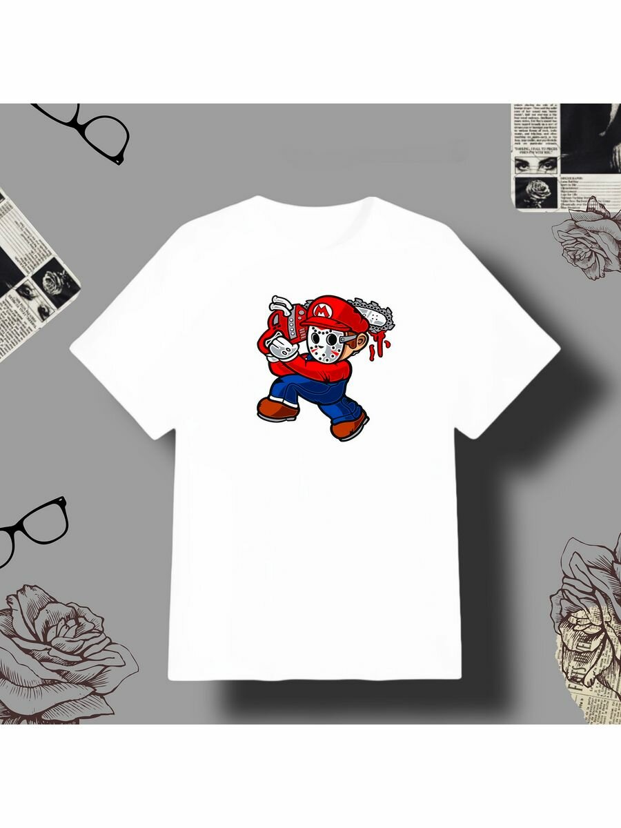 Футболка с марио пятница 13