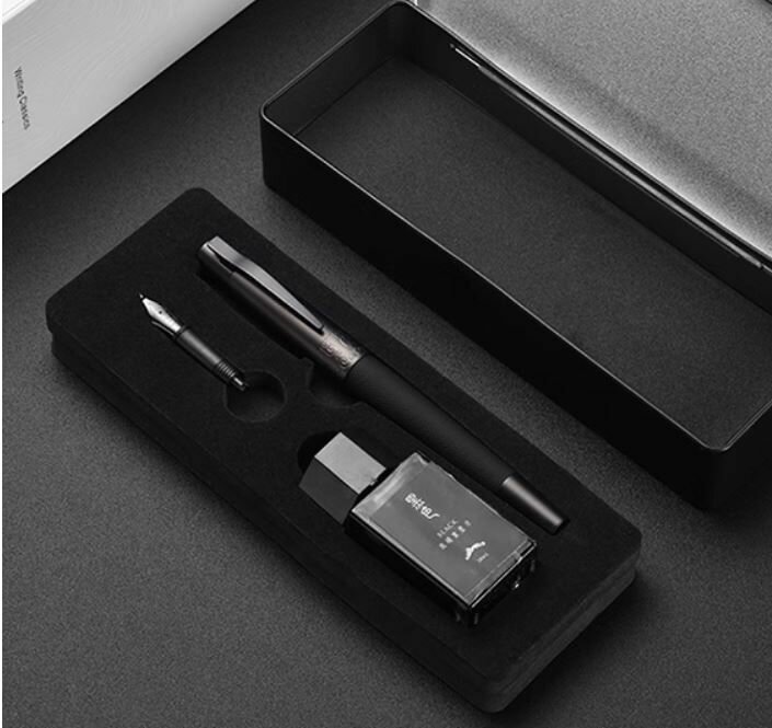 Перьевая ручка Hongdian 6013 (перо EF) с чернилами и пером для каллиграфии