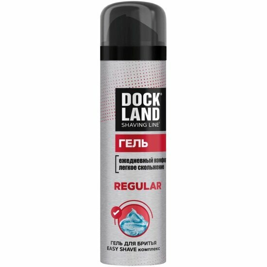 Гель для бритья DOCKLAND 200мл Regular