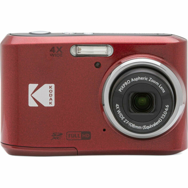 Фотоаппарат Kodak FZ45 Red, 4-х кратный опт зум, 16Мп, питание АА, 2016076