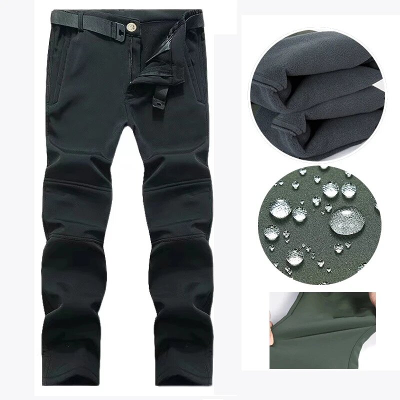 Мужские тактические softshell брюки Mazerout XXXL 95-105kg, Black Pant X5