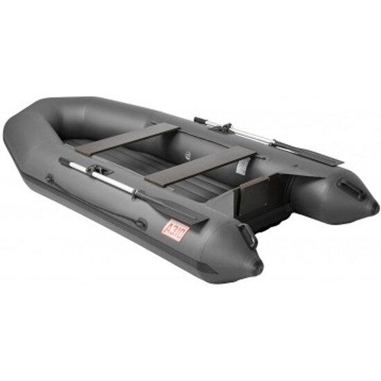 Лодка ПВХ Тонар Капитан A310 надувное дно серый