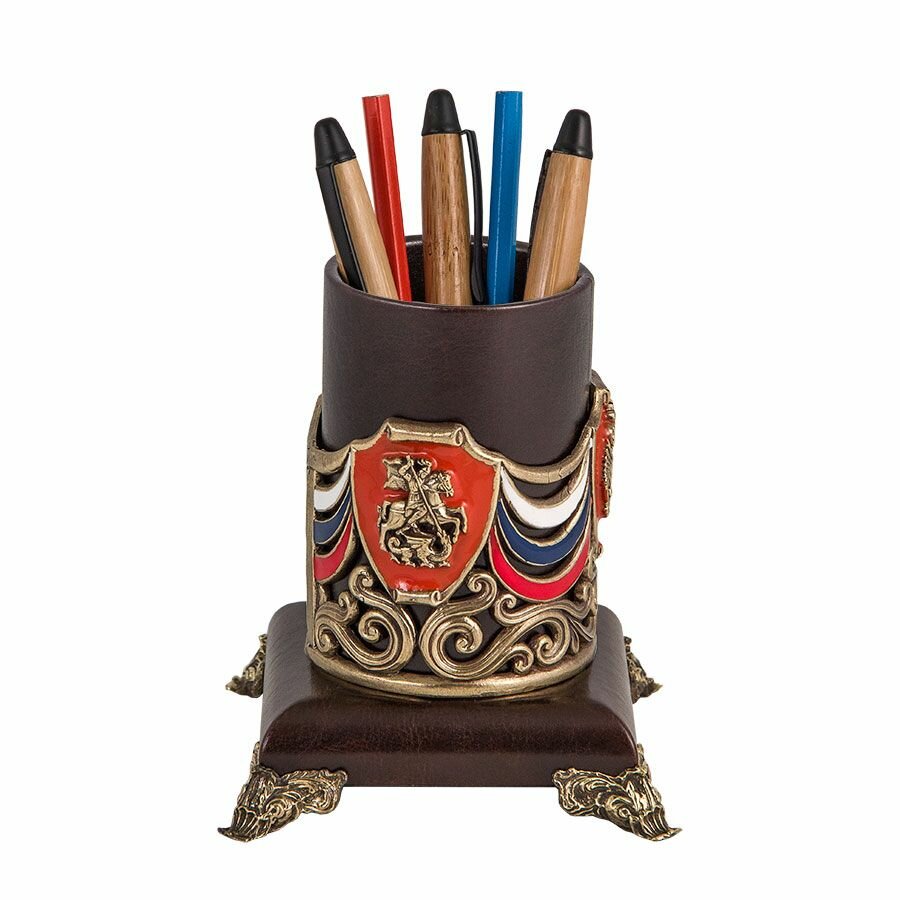 Карандашница для письменных принадлежностей "Герб РФ"