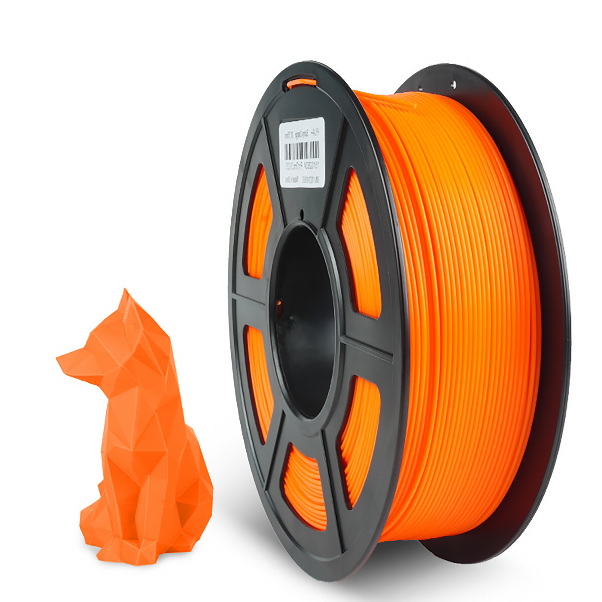 Филамент NVPRINT PLA+ Sunny Orange для 3D печати диаметр 1.75мм длина 330 метров масса 1 кг