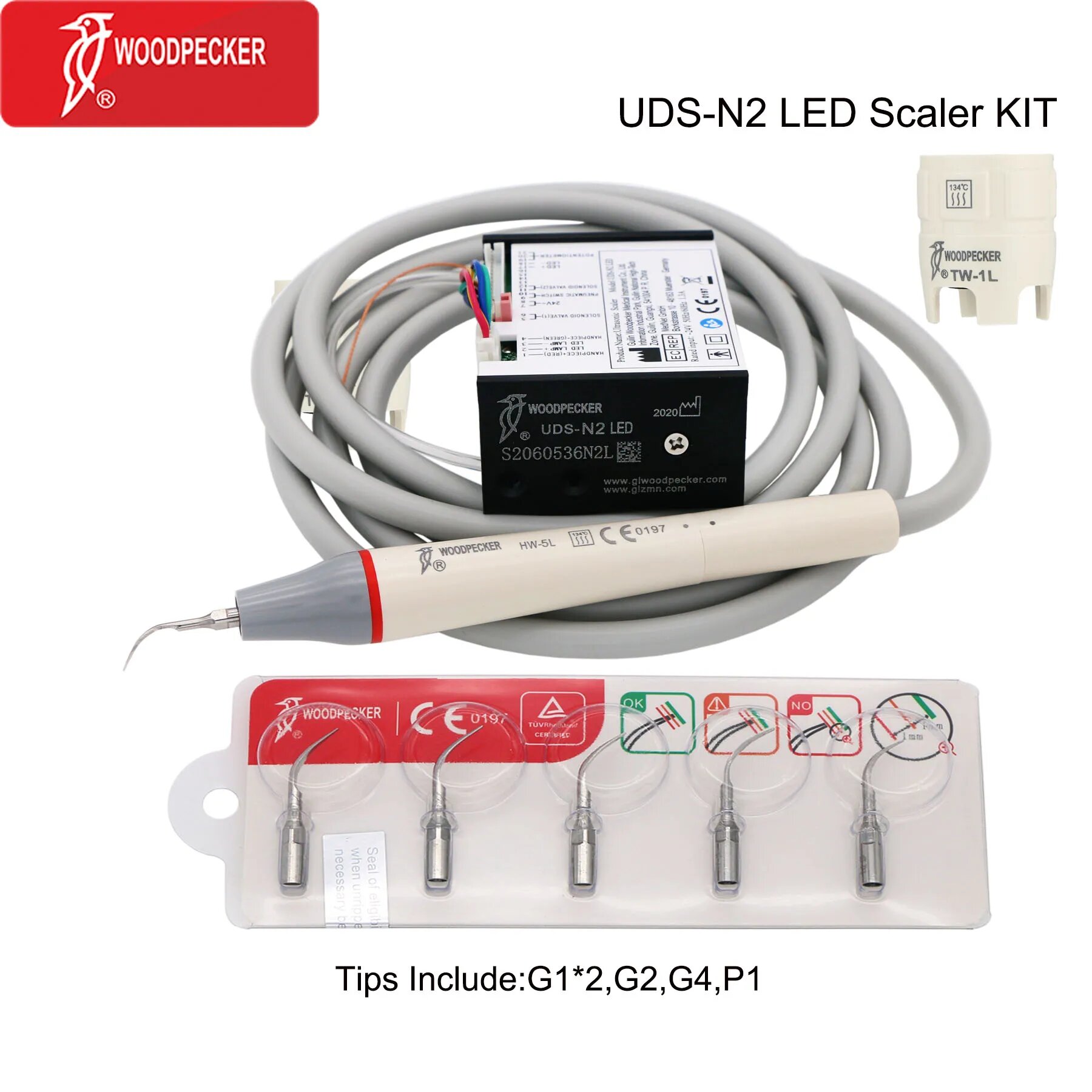 Woodpecker DTE Ультразвуковой Скалер N2 LED Scaler KIT