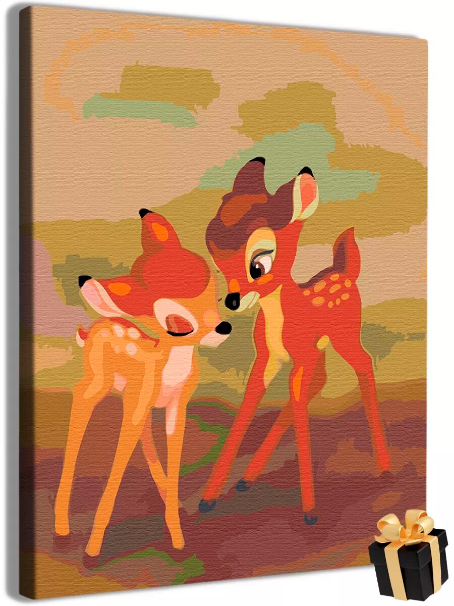 Картина по номерам Бэмби