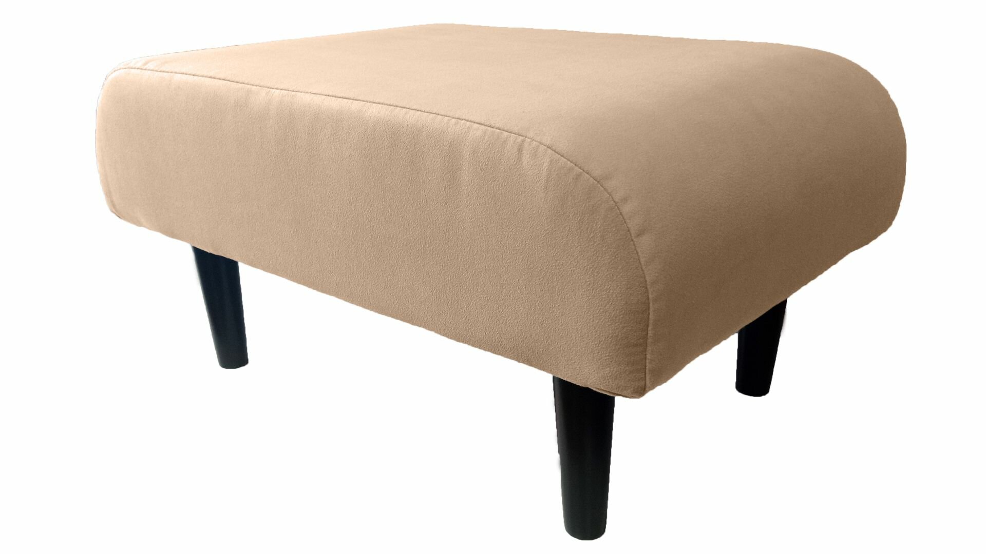 Мягкий пуф Лофи, ножки прямые, цвет Белый