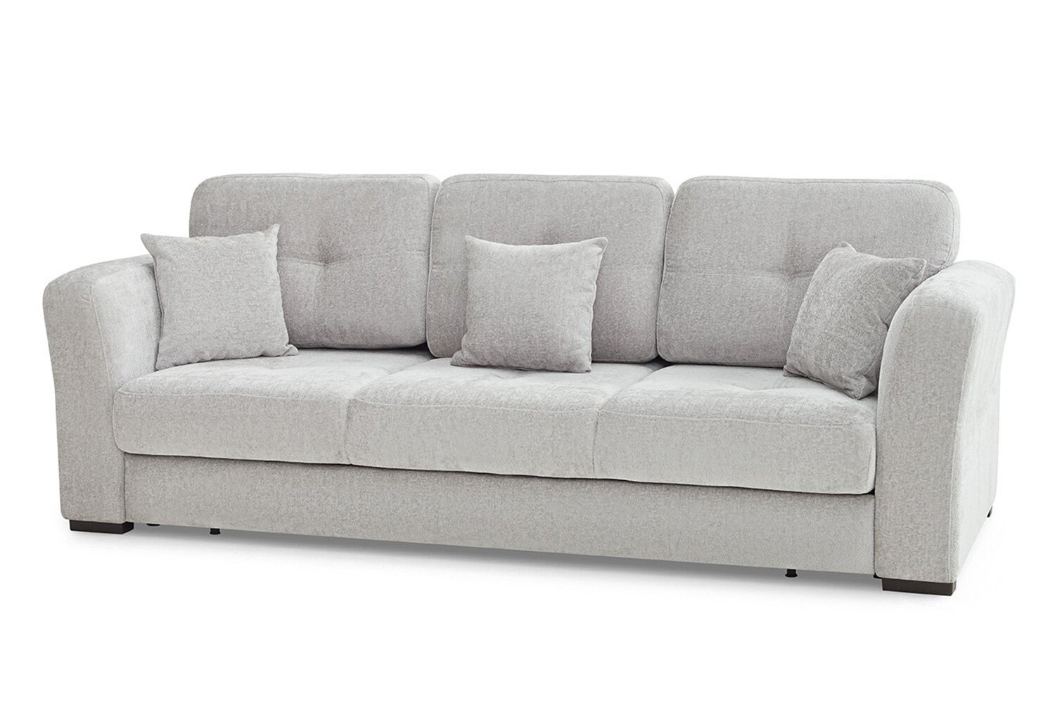 Диван-кровать DREAMART Манхэттен, 250х96х109 см, механизм пантограф, обивка шенилл, цвет серый