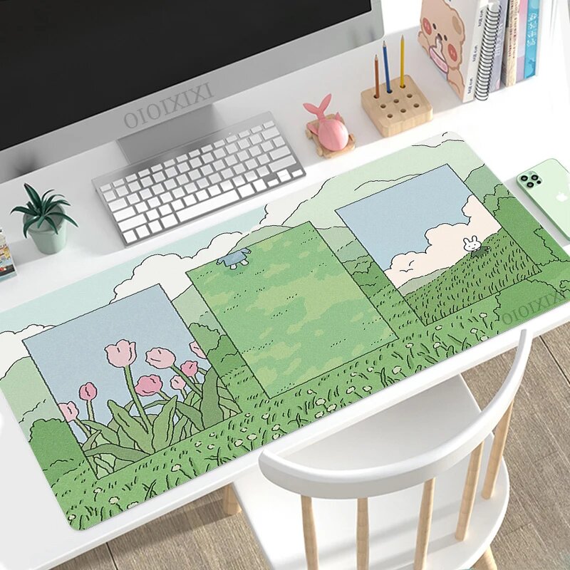 Игровой коврик IXIXIOIO зеленый Size 700x300x2 mm