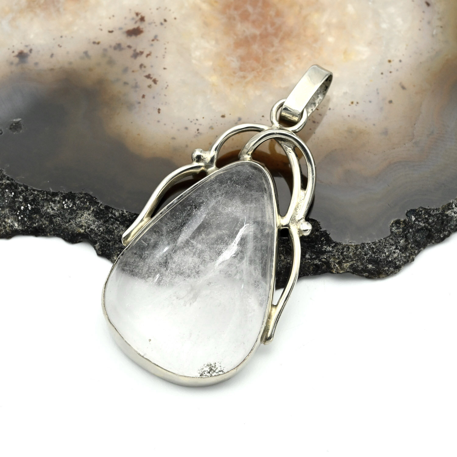 Подвеска, горный хрусталь