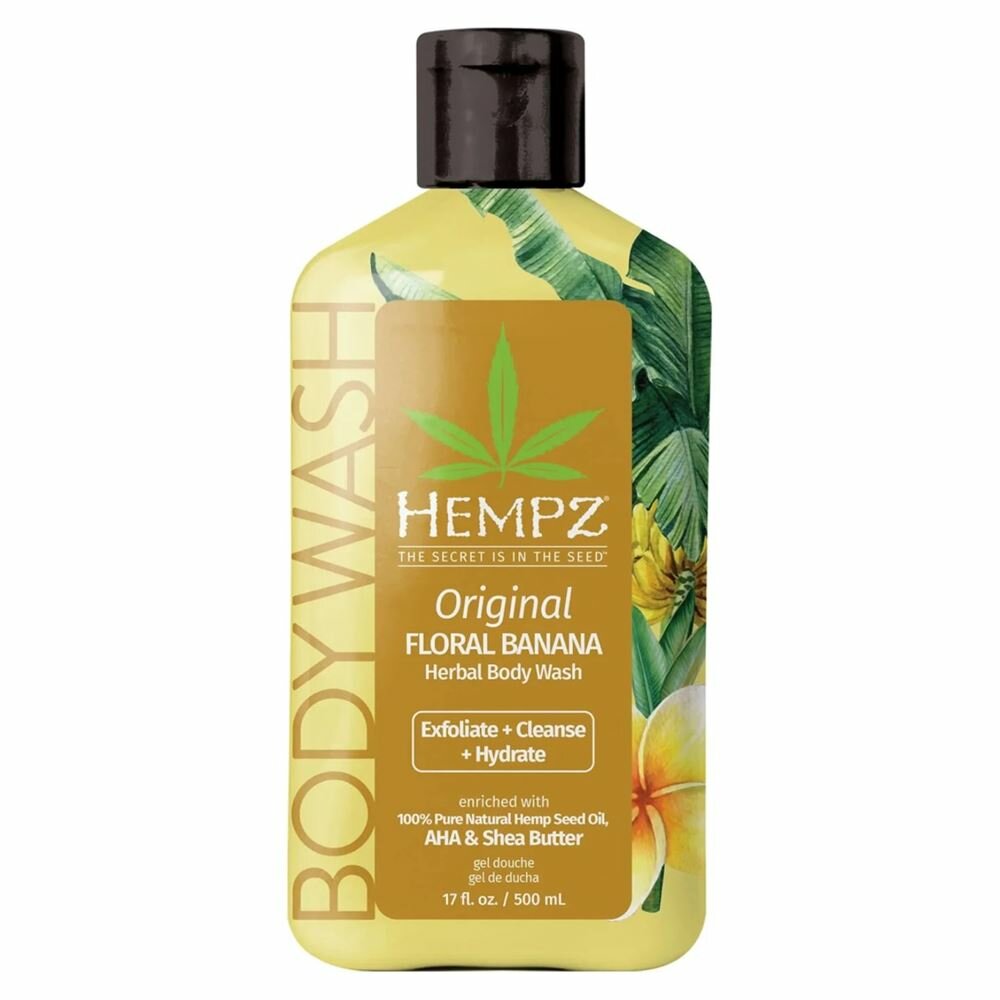 Гель для душа Hempz Body Care Original Floral Banana Herbal Body Wash, Гель для душа Оригинальный, 500 мл