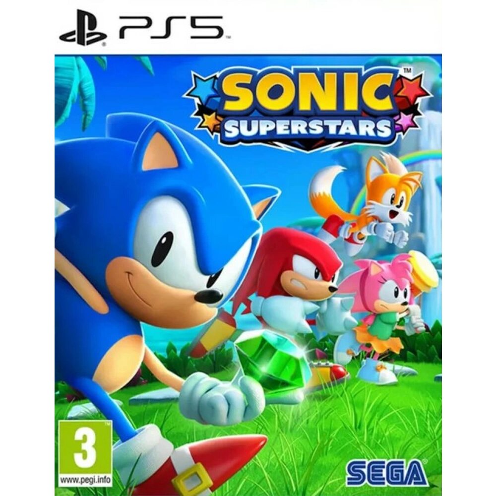 Игра Sonic Superstars (PS5, русские субтитры) Sega Blu-ray диск 3+