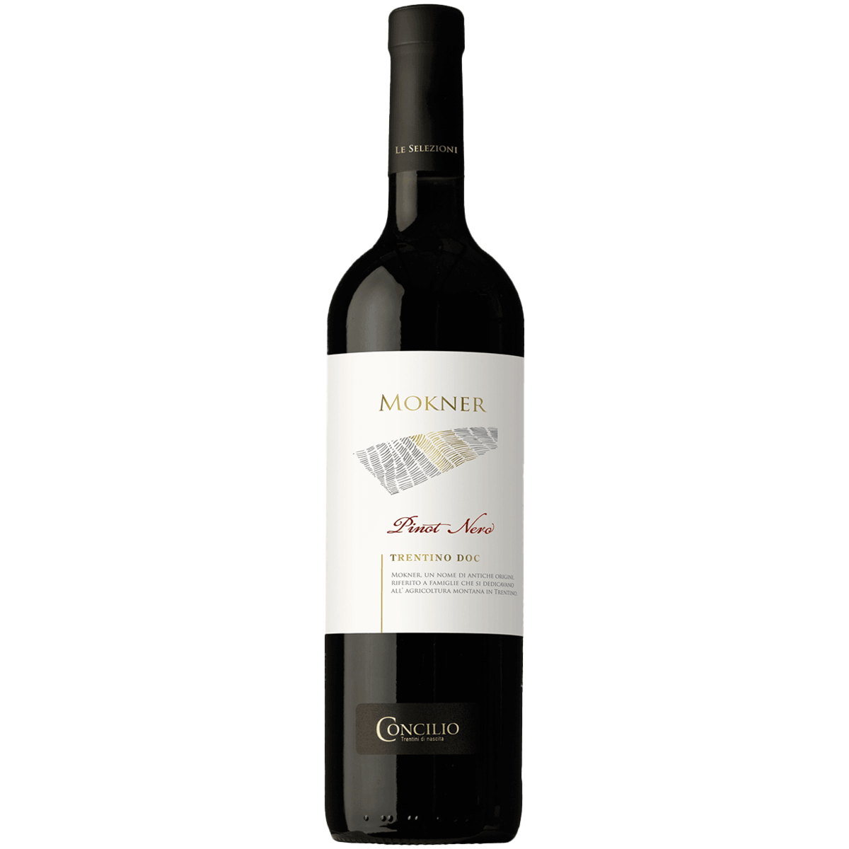 Вино "Concilio" Mokner Pinot Nero, Trentino DOC, красное, сухое, 0,75 л