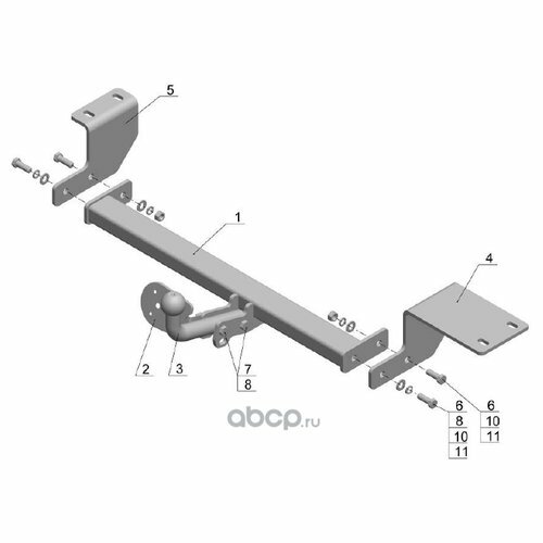 Фаркоп Geely MK седа AvtoS GL01
