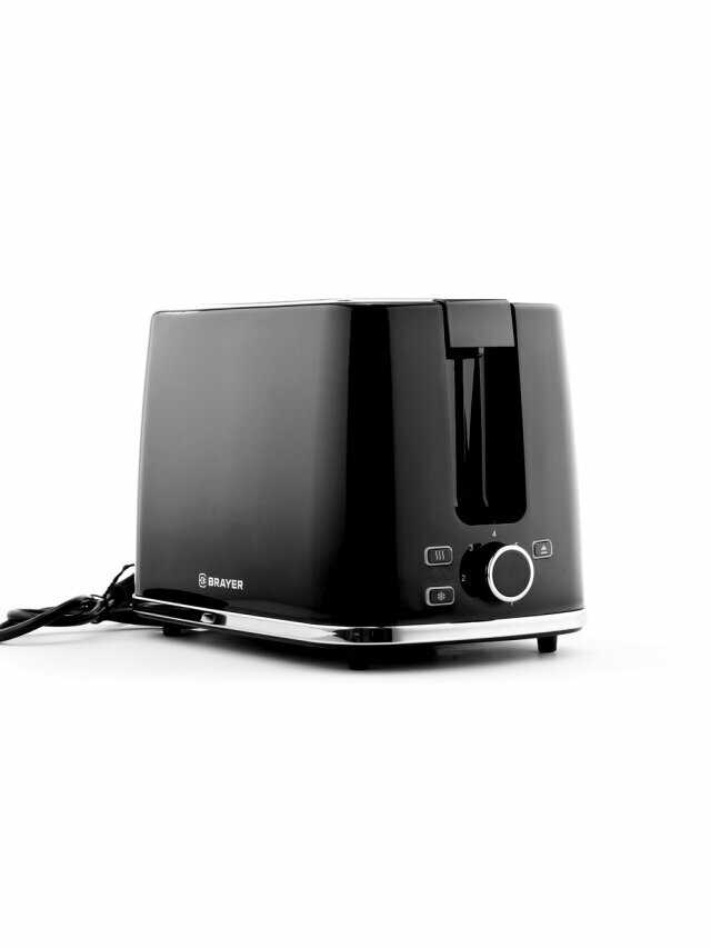 Тостер Brayer BR2108 930 Вт, 7 реж, размор, автооткл, центрование тостов, черн.