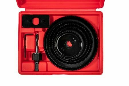 Набор кольцевых пил по дереву P.I.T. 8 шт, 51-102 мм (AWOD05-0008)